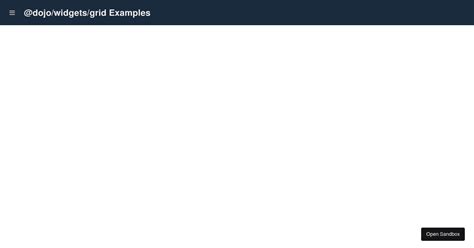 Dojo Grid Examples Forked Codesandbox