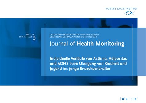 Pdf Individuelle Verl Ufe Von Asthma Adipositas Und Adhs Beim
