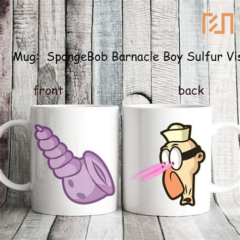 Jual Mug SpongeBob Barnacle Boy Sulfur Vision Meme Icon Shopee Indonesia