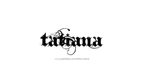 Tatiana Name Tattoo Designs