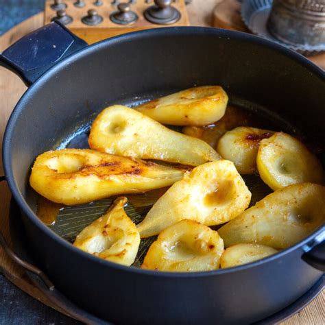 Navets caramélisés au miel beurre et piment