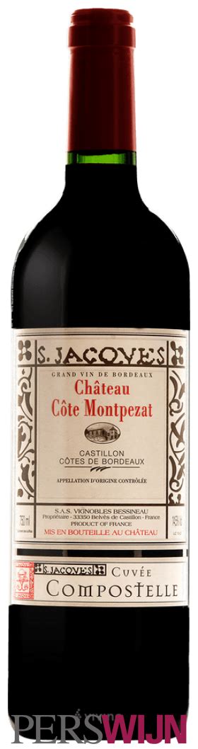 Château Côte Montpezat Cuvée Compostelle Castillon Côtes de Bordeaux