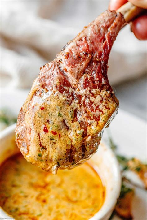 Garlic Roasted Rack Of Lamb With Butter Sauce Artofit