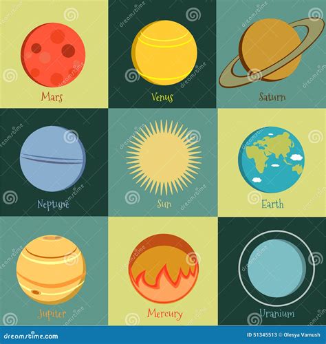 Icono De Los Planetas Stock De Ilustraci N Ilustraci N De Icono