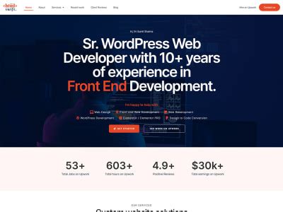 Hand Made Pixel Perfect Figma To Elementor Website By An Elementor