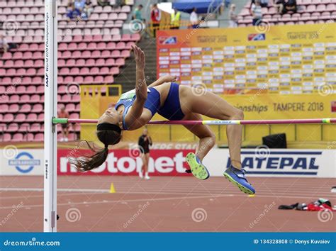 Anna Hall Usa American Track And Field Athlete On Heptathlon Event In