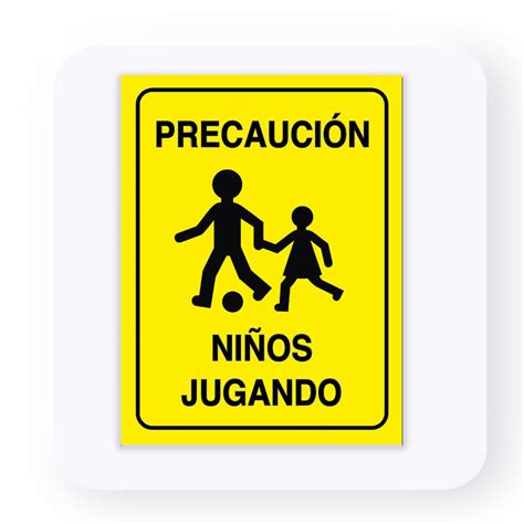 TROVICEL LAMINADO 20 X 30 PRECAUCIÓN NIÑOS JUGANDO Grafifoils