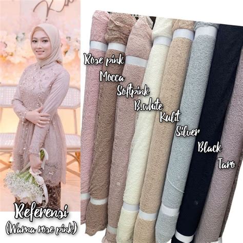 Jual Kain Brokat Chantily Lace 2 5 Meter Brokat Santili Kain Chantilly
