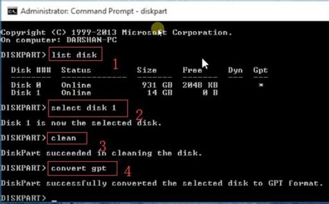 How To Format Disk From MBR To GPT With DiskPart In Windows 10