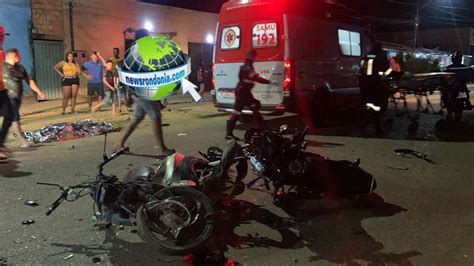 Identificados Colis O Entre Motos Deixa Dois Mortos E Um Ferido Na