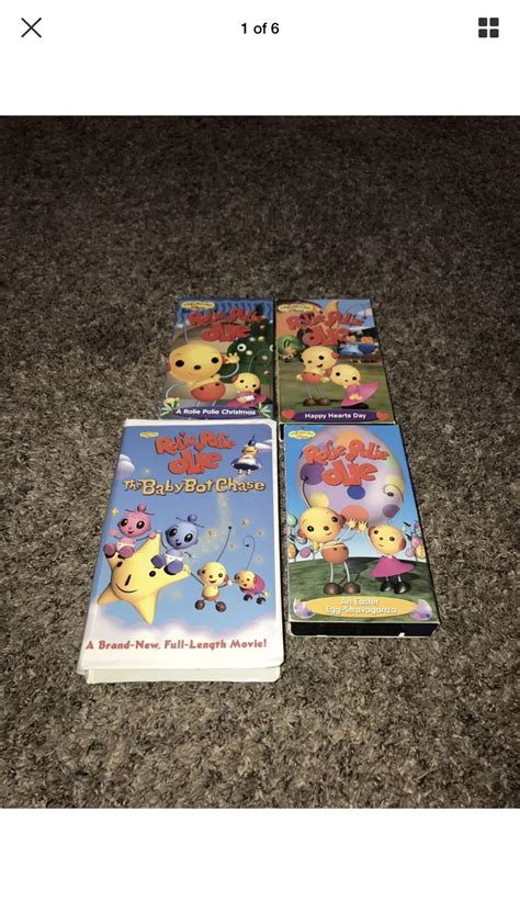 Playhouse Disney Rolie Polie Olie Vhs Christmas Easter Happy Hearts