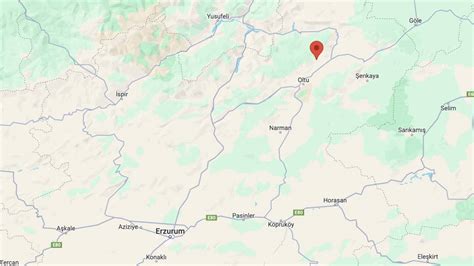 Erzurum Da Deprem I Son Depremler