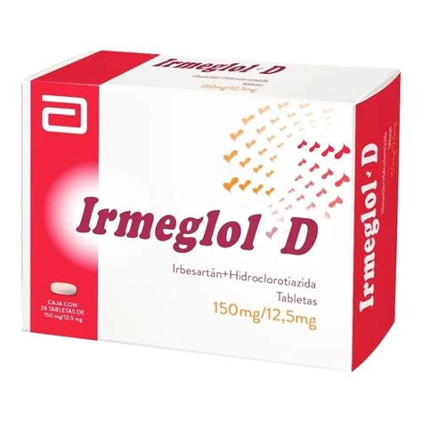Irbesartán Hidroclorotiazida Irmeglol Duo 150 mg 12 5 mg 28