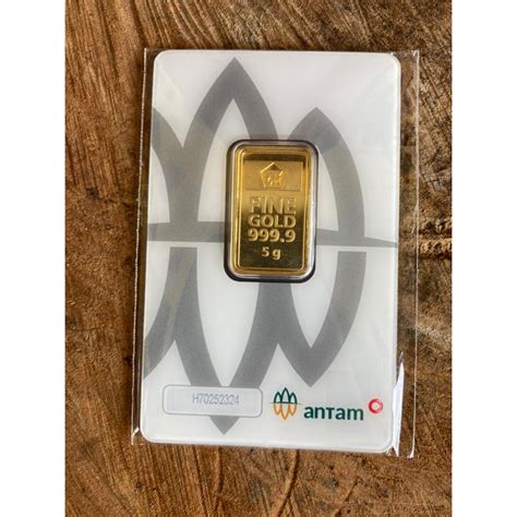 Jual Emas Logam Mulia LM Antam 5gram 5 Gram 5gr 5 Gr Press Certieye