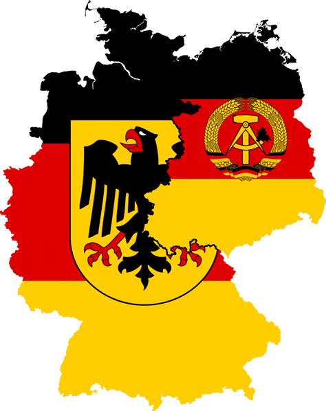 Wikimedia West Germany East Germany Flag Map 1948 1990 Art
