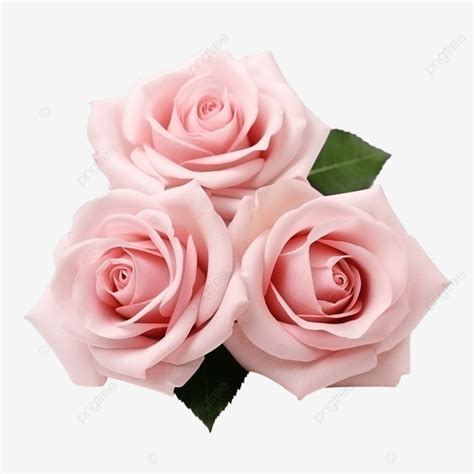 Flores Rosas Rosadas Para Bodas De Amor Y Día De San Valentín PNG