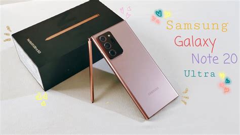 I Got The Samsung Galaxy Note 20 Ultra Unboxing Review Thingy YouTube