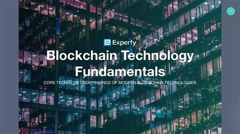Blockchain Technology Fundamentals Ppt