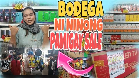 BODEGA NI NINONG MAY PAMIGAY SALE PROMO BAGSAK PRESYONG MGA GADGETS