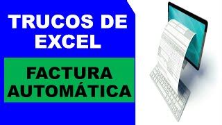 Crear factura automática en excel para registrar ventas diarias