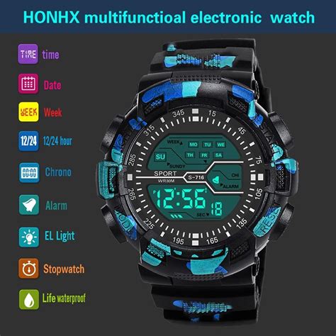 Buy Men S Fashion Sports Digital Watches Science Fiction Style