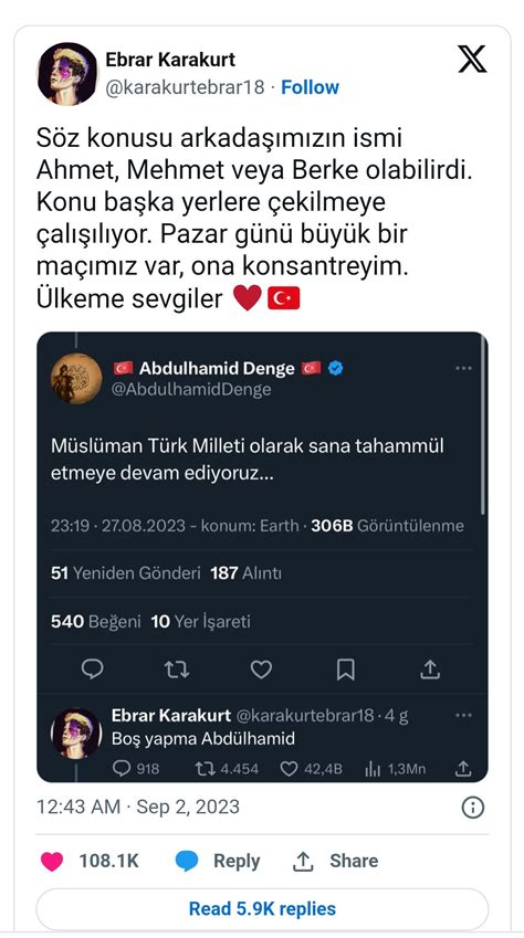 Milli Gururumuz Ebrar Karakurt Tan Yeni Akit Gibi Gerici Hadsizlere