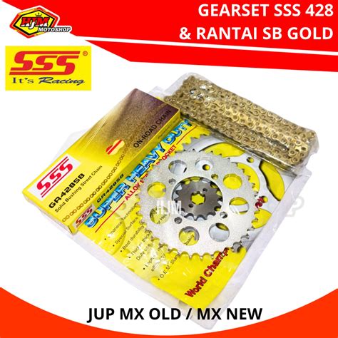 Jual GEARSET SSS JUPITER MX OLD JUPITER MX NEW NJMX RANTAI SSS