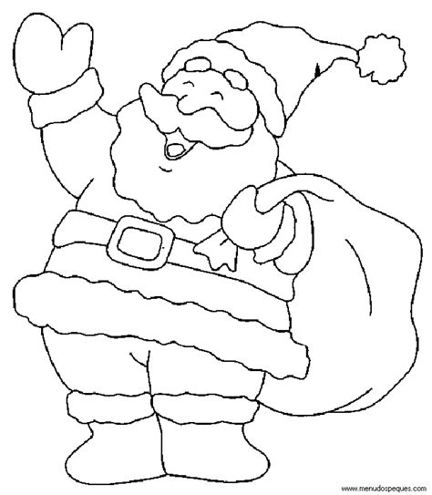 Papa Noel Para Colorear Navidad