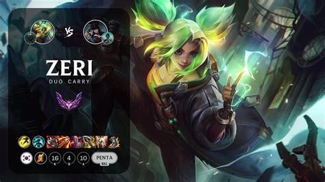 Zeri Adc Vs Caitlyn Kr Master Patch Youtube