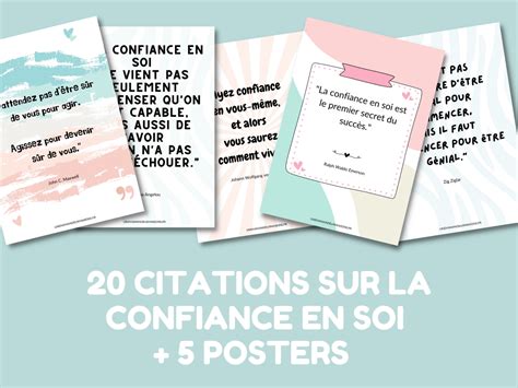 Citations Sur La Confiance En Soi Affiches