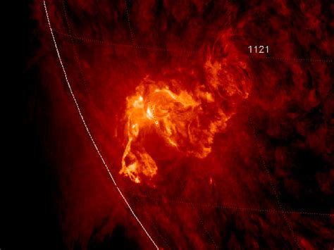 Sunspot Unleashes X Ray Flare