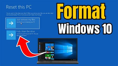 How To Format Windows Laptop Pc Reset Windows Pc Without Losing