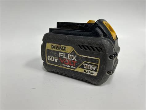 DEWALT FLEXVOLT 20 VOLT 60 VOLT MAX LITHIUM ION 6 0AH BAT Acceptable Buya