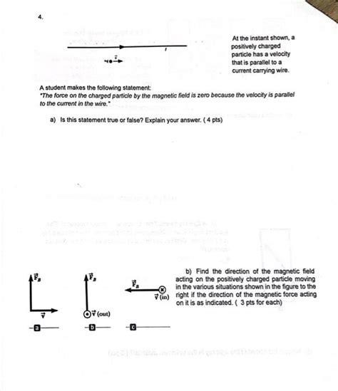 Solved At The Instant Shown A Positively Charged Particle Chegg