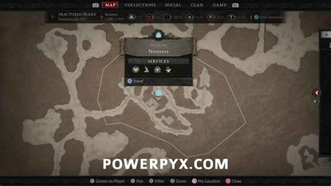 Diablo 4 Fractured Peaks All Waypoint Locations