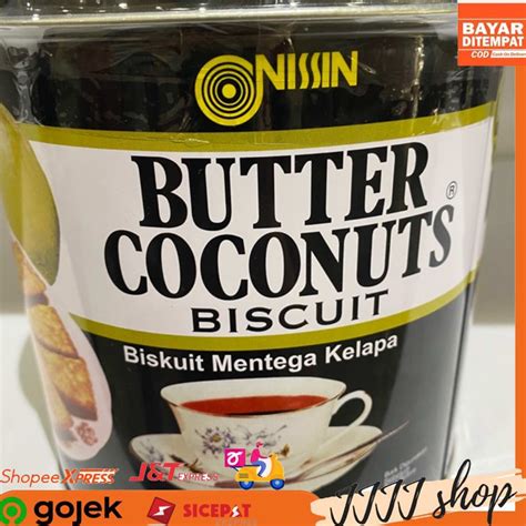 Jual Nissin Butter Coconut Biscuit Cemilan Snack Biskuit Kelapa Kemasan