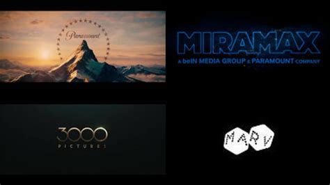 Paramount Pictures Miramax Pictures Marv Movie Logo Mashup Youtube