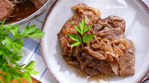 Receta De H Gado Encebollado R Pida Y F Cil