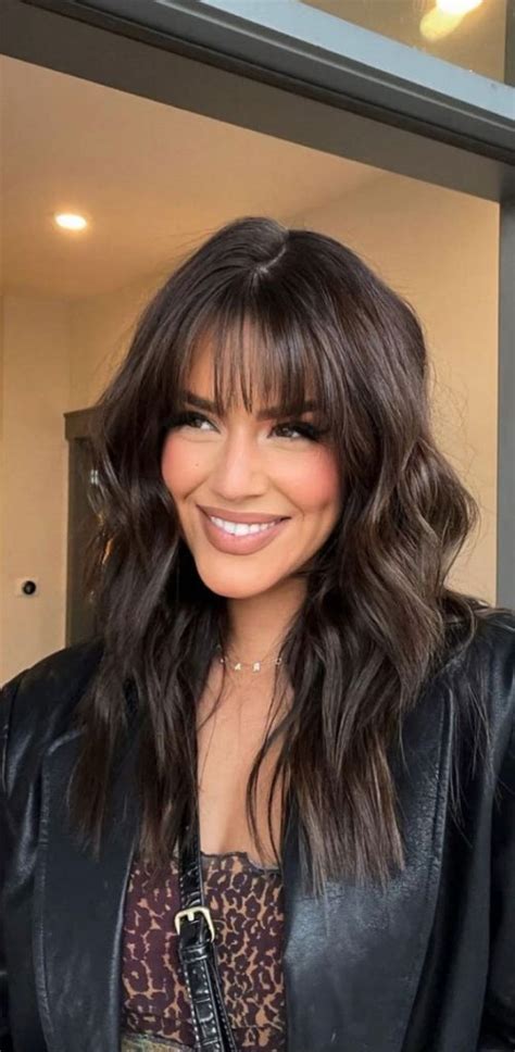 Cute Fringe Hairstyles For Your New Look Layered Curl Fringe