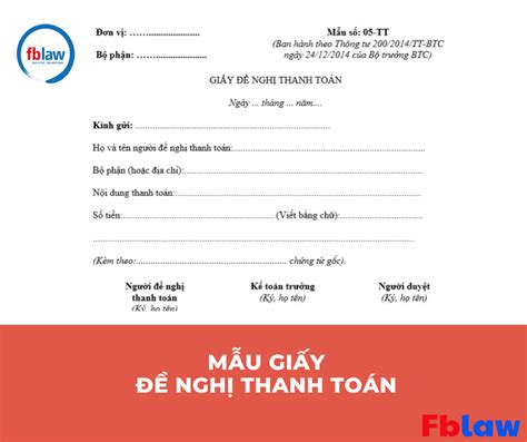 Top 63 Mẫu Giấy Đề Nghị Thanh Toán Gửi Khách Hàng Update