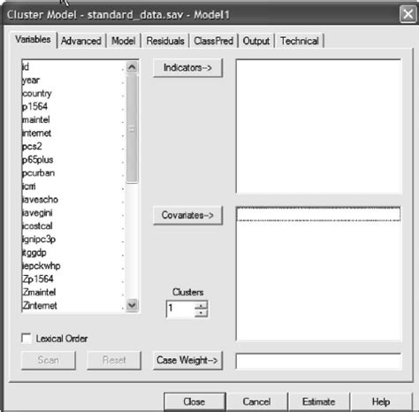 review of three latent class cluster analysis packages latent gold polca and mclust pdf