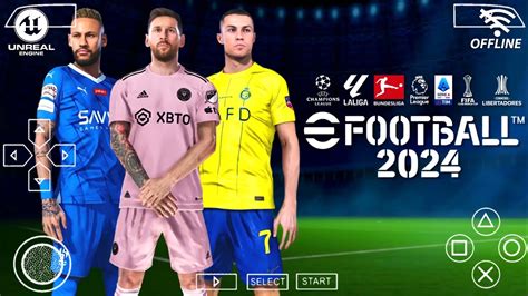 EFOOTBALL PES 2024 PPSSPP EUROPEUS ATUALIZADO UEFA CHAMPIONS LEAGUE