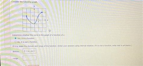 solved consider the following graph determine whether the