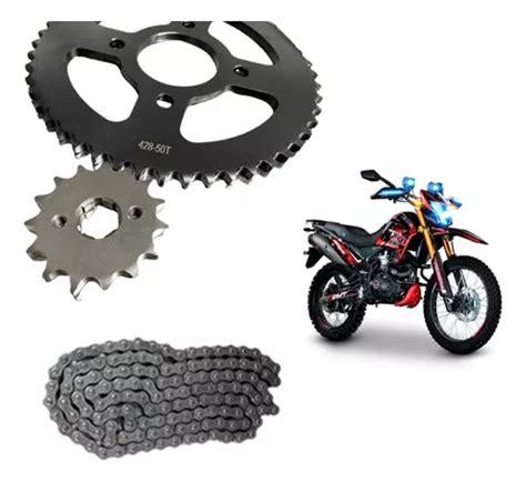 Kit De Arrastre Vento Crossmax 250 250pro Cadena Reforzada