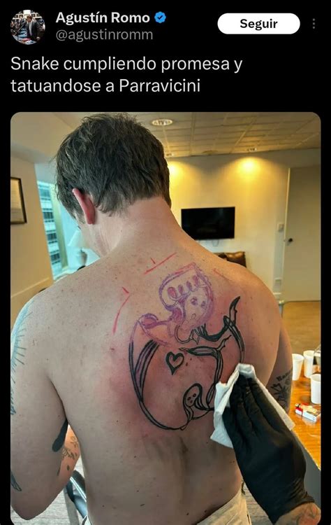 El Llamativo Tatuaje De Santiago Caputo El Asesor De Javier Milei Que