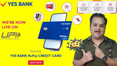 Yes Bank Rupay Upi Credit Card Apply Online Lifetime Free Rupay Upi