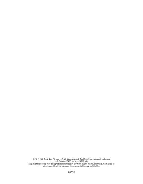 Total Gym Exercises Chart Pdf Eoua Blog