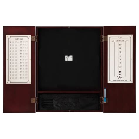 Viper Jeu de fléchettes Viper AIM 360 armoire en acajou Metropolitan