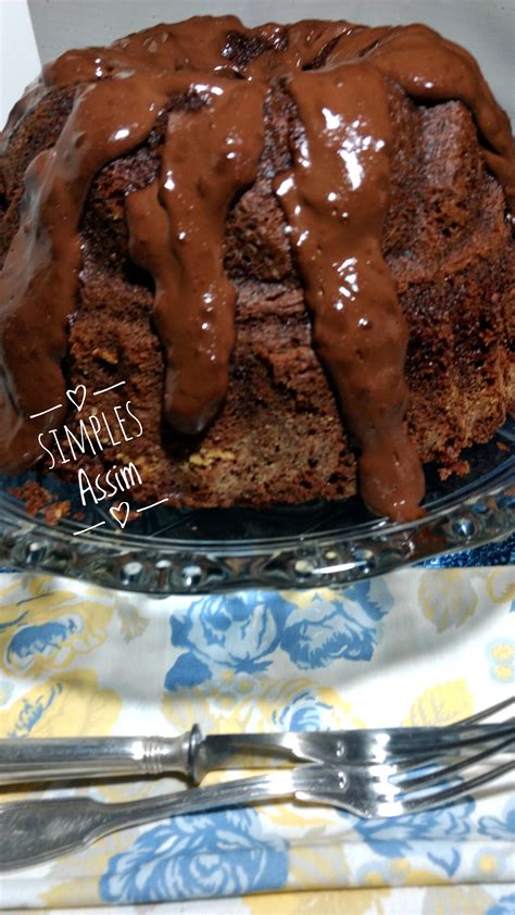 Bolo de chocolate de liquidificador Fácil e gostoso Simples Assim