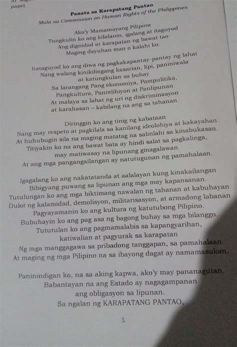 Sanaysay Tungkol Sa Karapatang Pantao J Net USA